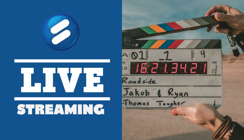 Live streaming in Streamio is easy and secure!