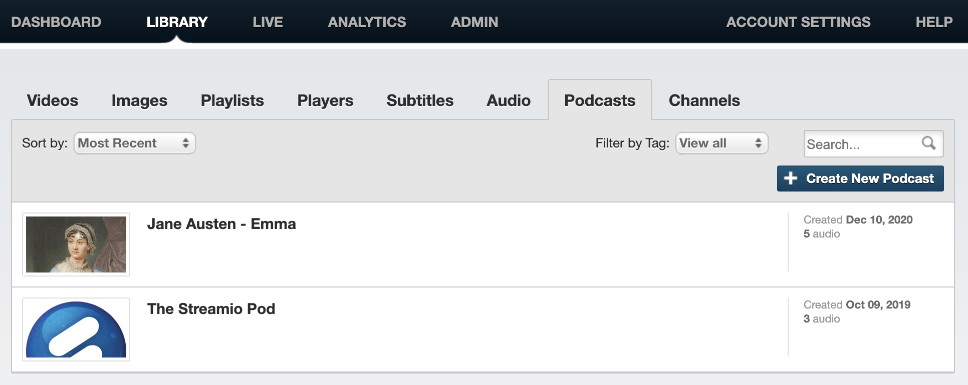 Podcast Platform - Podcast Hosting - Streamio