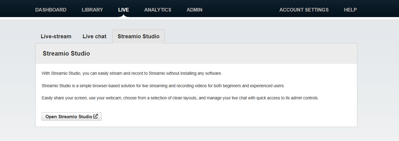 Introducing Streamio Studio - Streamio